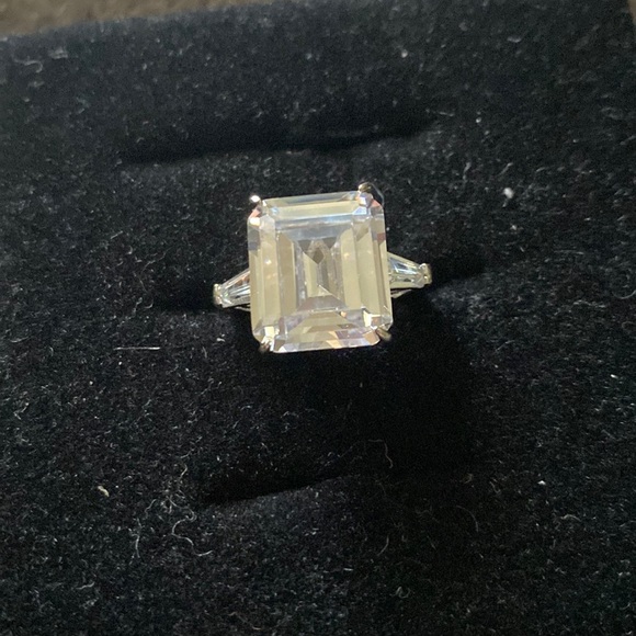 Jewelry | Emerald Cut Cubic Ring | Poshmark